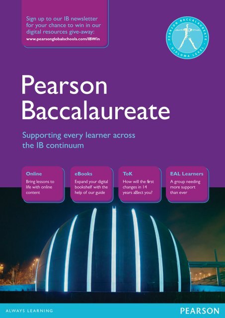 Supporting every learner across the IB continuum - Pearson Global ...