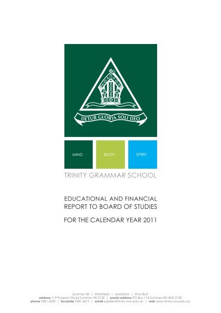 TRINITY GRAMMAR SCHOOL