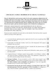 CHECKLIST OF DOCUMENTS FOR OCI CARD (MINOR) - VFS Global