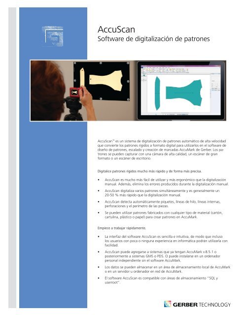 AccuScan - Gerber Technology