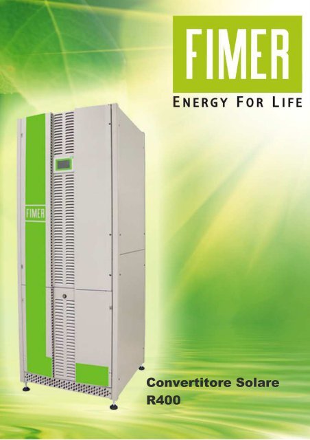 Manuale utente inverter R400 - FIMER