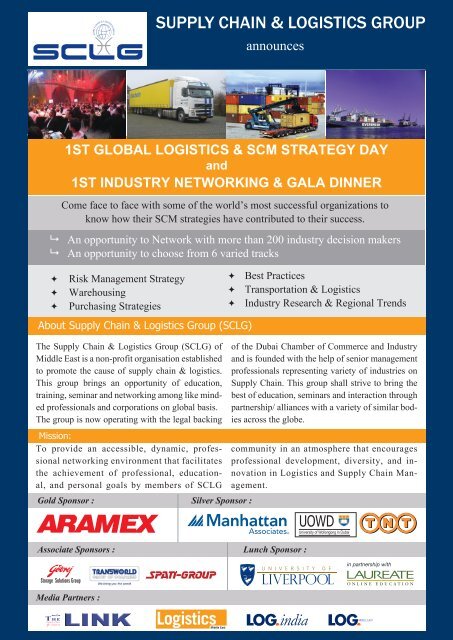 SUPPLY CHAIN & LOGISTICS GROUP - SCLG