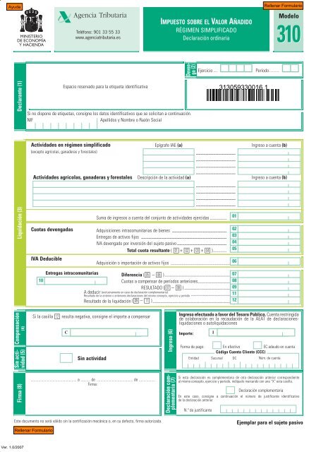 Modelo 310 - Jose Luis Palomar