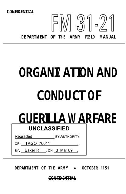 FM 31-21 1951 - Command and General Staff College