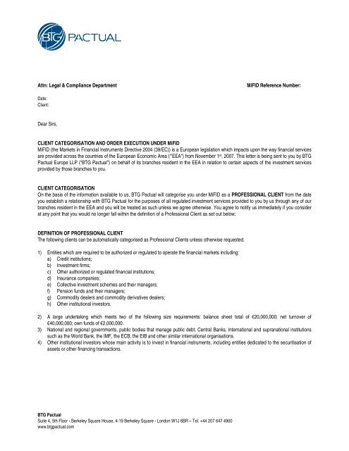 eligible counterparty mifid definition