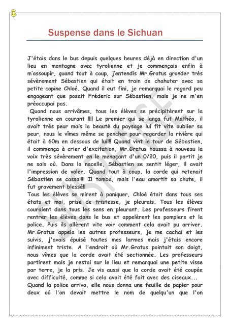 Recit policier My-Linh