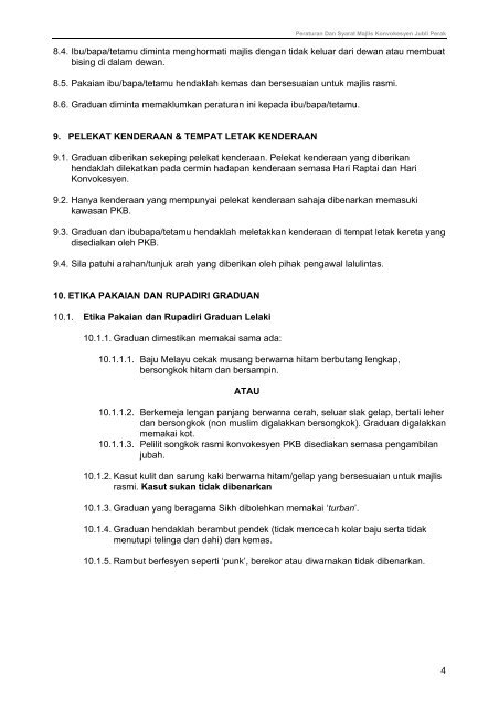 Peraturan Dan Syarat Majl Peraturan Dan Syarat Majl
