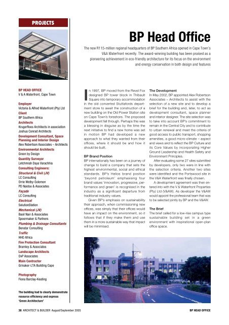 BP Head Office - Solution Station