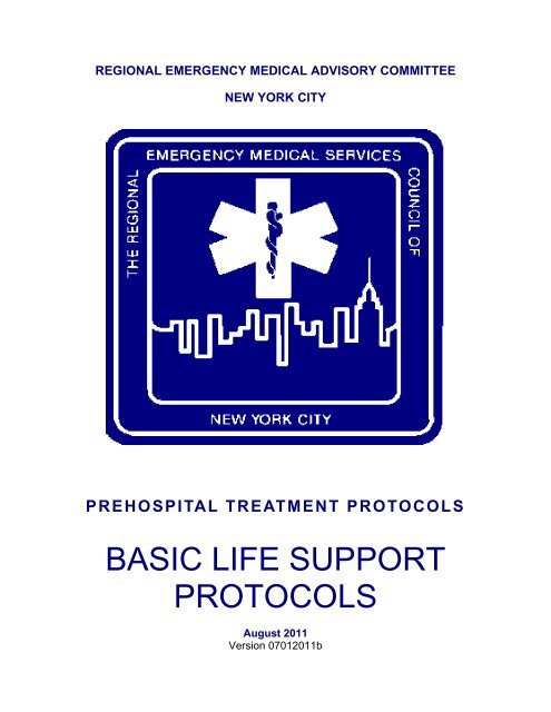 BLS Protocols - The Regional Emergency Medical Services Council ...