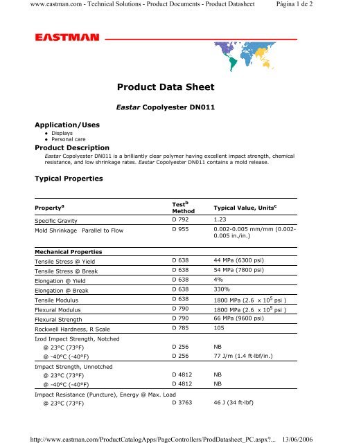 Product Data Sheet - Promaplast