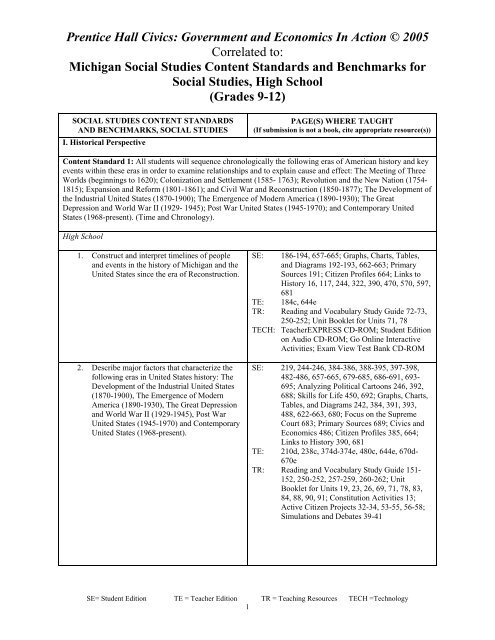 Civics: Government and Economics In Action - Pearson