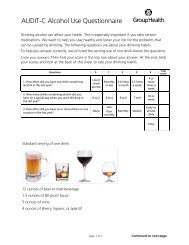 Alcohol Use Disorders Identification Test (AUDIT) - GPSC