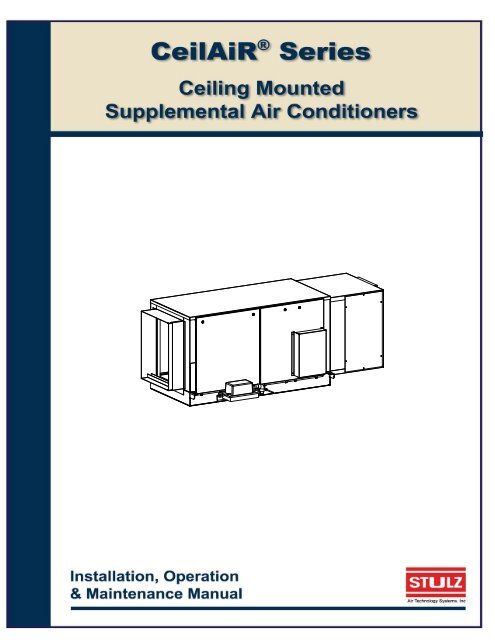 CeilAir IOM OCH0006-B.indd - Stulz Air Technologies Inc.