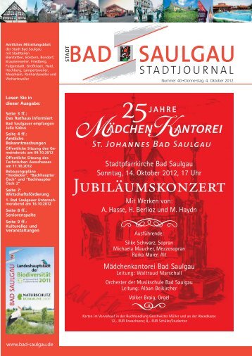 Bad Saulgau Veranstaltungen Heute