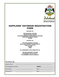 Suppliers Database Registration.pdf - Zululand District Municipality