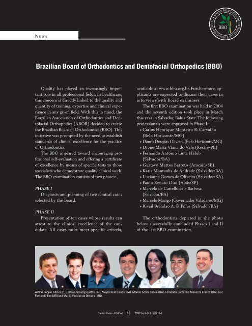 Brazilian Board of Orthodontics and Dentofacial ... - Dental Press