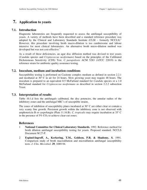 Antibiotic Susceptibility