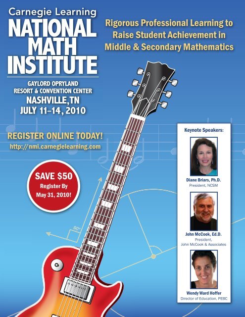 Download the Brochure Now! - Carnegie Learning