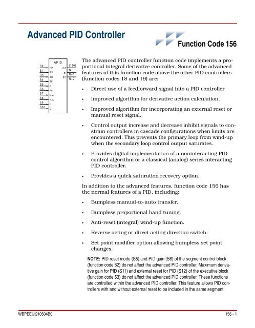 FC 156 - Advanced PID Controller - ABB SolutionsBank