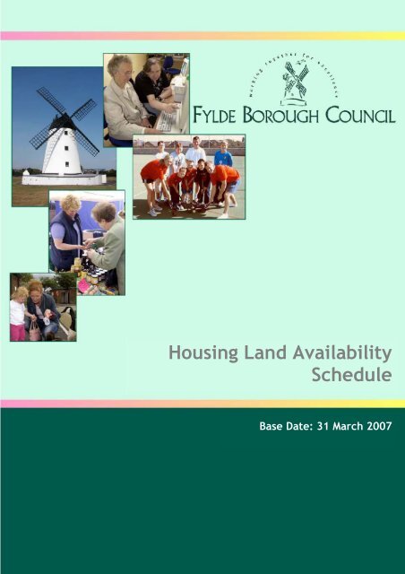 Housing Land Availability Schedule 2007 - Fylde Borough Council