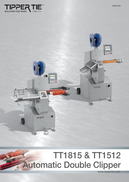 TT1815 & TT1512 Automatic Double Clipper - Tipper Tie Inc.