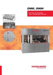 DWL 4000 - Heidelberg Instruments