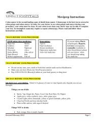2 Day Golytely Prep Instructions - UNM Hospitals