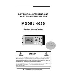 3190 - OEM trace oxygen analyzer - Teledyne Analytical Instruments