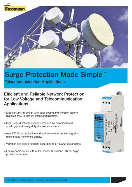 SPD Telecom Product Profile - Cooper Bussmann