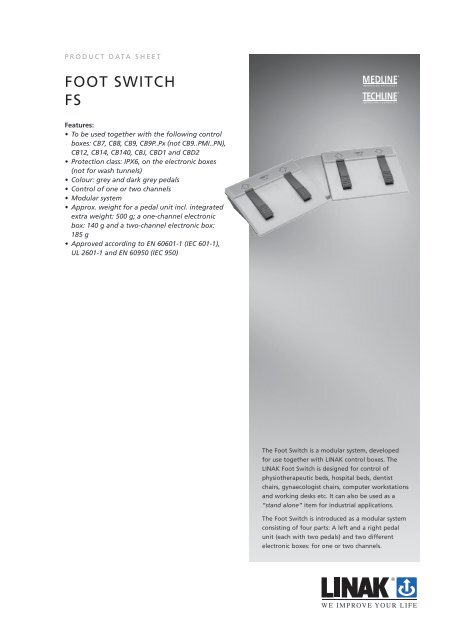 Foot sWItch Fs - Linak