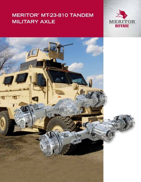 MT23-810 Tandem Axle - Meritor