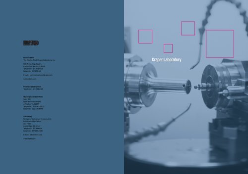 Capabilities - Draper Laboratory
