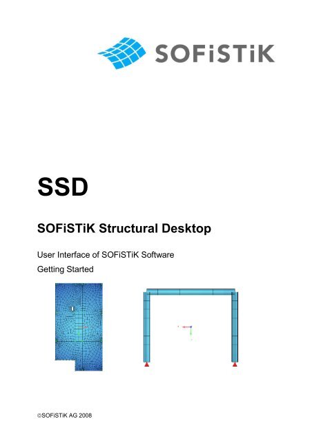 SSD tutorial 1-2 - SOFiSTiK