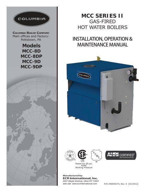 MCC SERIES II - Columbia Heating