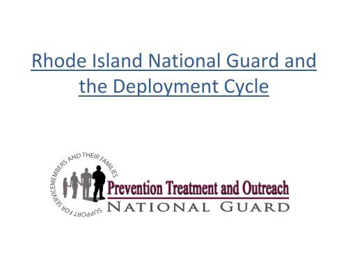 Rhode Island National Guard and the Deployment Cycle