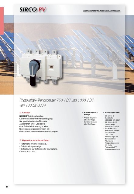 SIRCO PV - Socomec