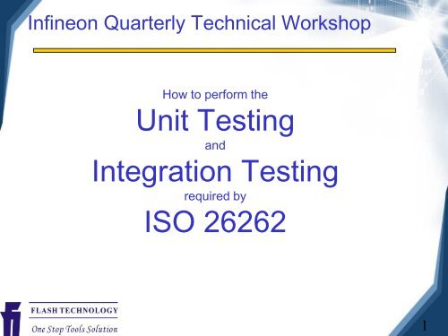 Unit Testing Integration Testing Iso 26262 