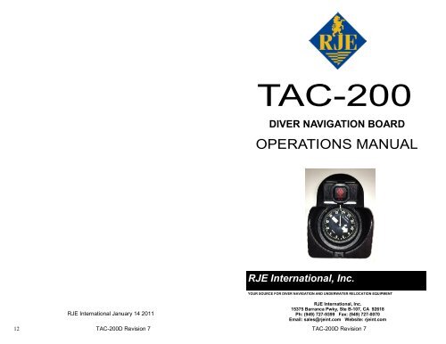 TAC-200A - RJE International