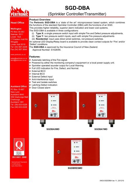 SGD-DBA - Pertronic Industries