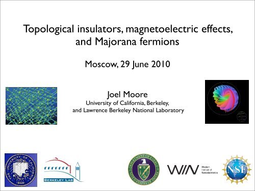 it is in topological insulators