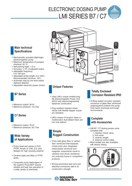 LMI SERIES B7 / C7 - RB Instrument