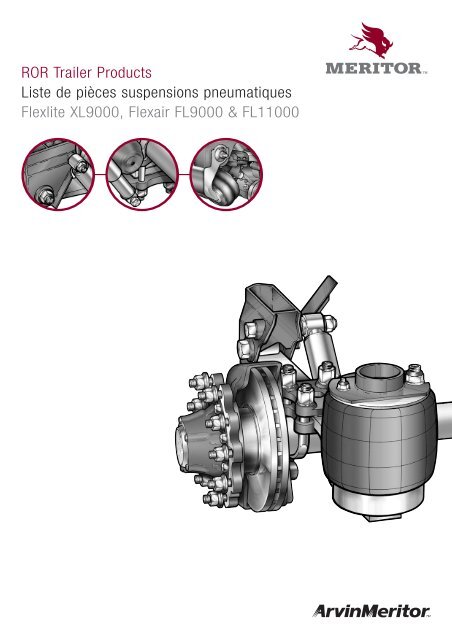 ROR Trailer Products Liste de piÃ¨ces suspensions ... - Meritor