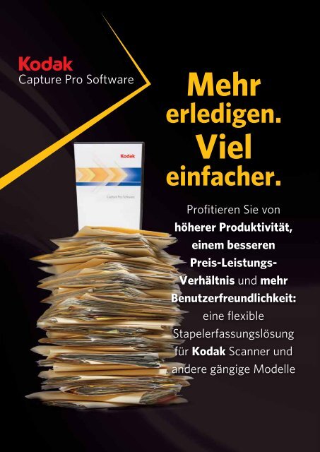 Kodak Capture Pro Software