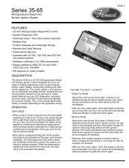 FENWAL 35 SERIES CROSS REFERENCE GUIDE