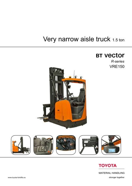 BT Vector VRE150 datasheet - Toyota Material Handling Europe