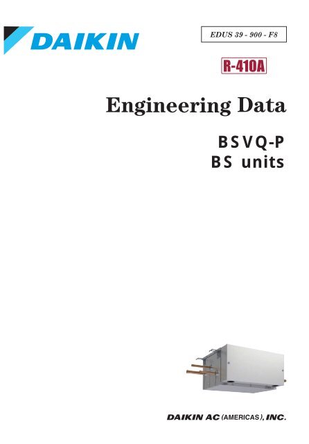 BSVQ-P Branch Selector boxes - Daikin AC
