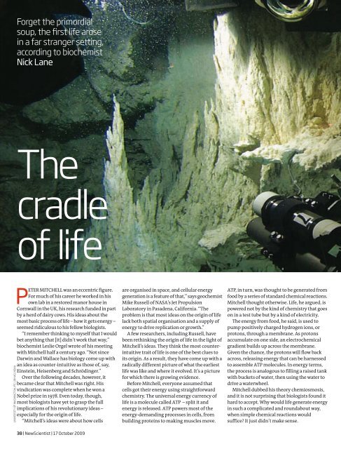 the cradle of life - Nick Lane