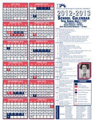 2011-2012 School Calendar - Frisco ISD