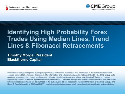 Identifying High Probability Forex Trades Using Median Lines, Trend ...
