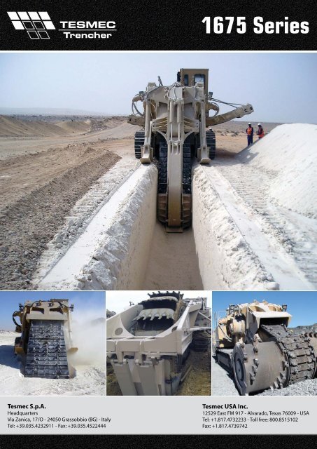 Download Full TRS 1675 Brochure - Tesmec ME